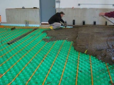 Crete-Heat Insulated Floor Panels for Radiant Heat