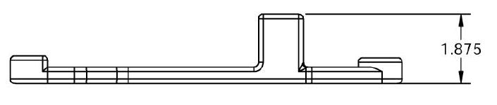 Range Panel Flex Connector Side View